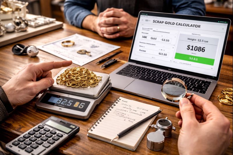 Check Jewelry Value: Scrap Gold Calculator Guide